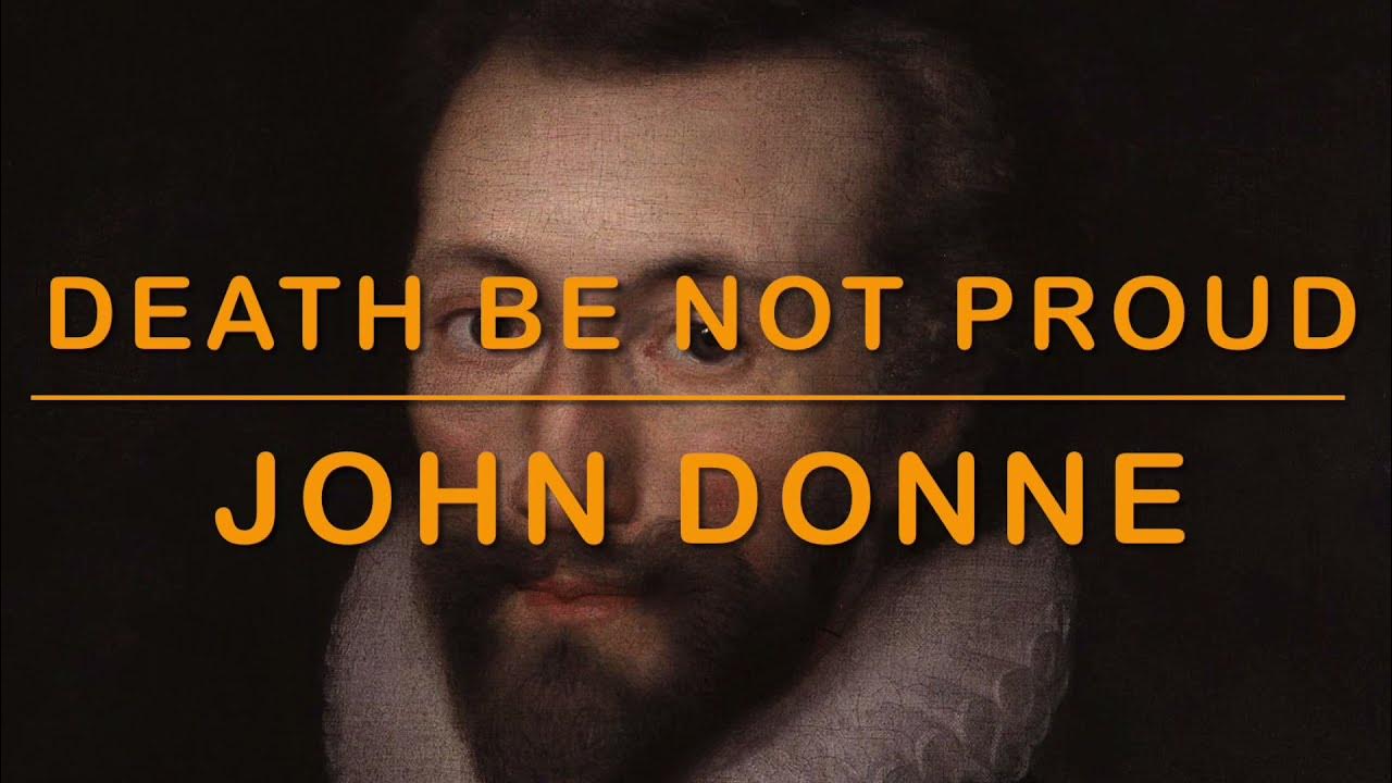 Death Be Not Proud - John Donne (Poetry Reading by Daniel Warren) - YouTube