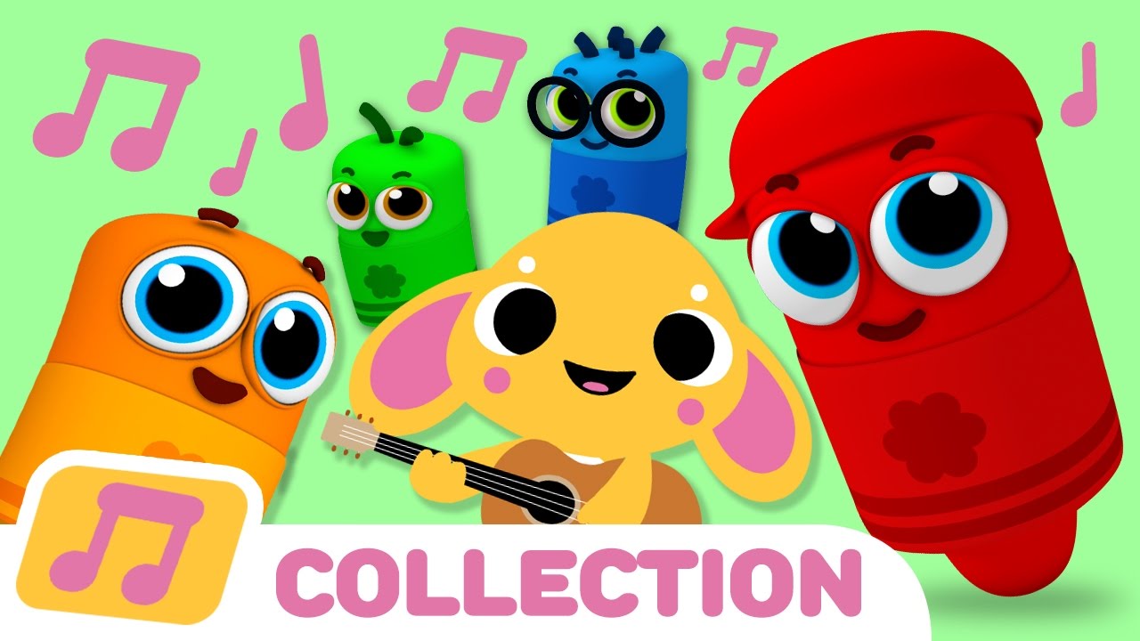 Color Songs Collection | Sing and learn the Colors | Color Nursery ...