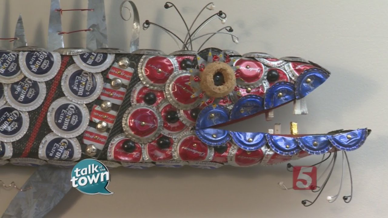Bottlecap Artist Bill Henig - YouTube