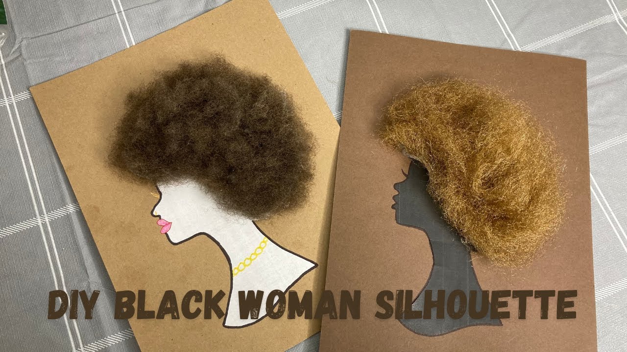 Easy DIY Silhouette Art - YouTube