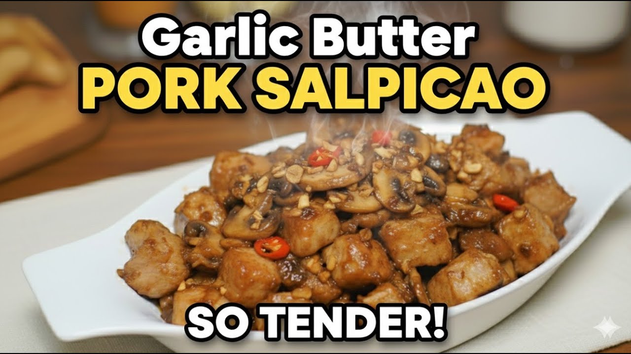 😋 Garlic Butter Pork Salpicao 🔥 | Easy Pinoy Style Recipe That Melts in ...