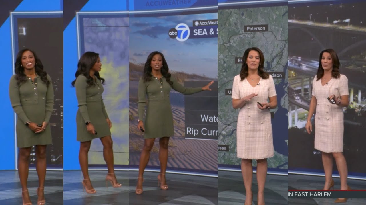 Brittany Bell and Heather O'Rourke for ABC7 News with the Weather ...