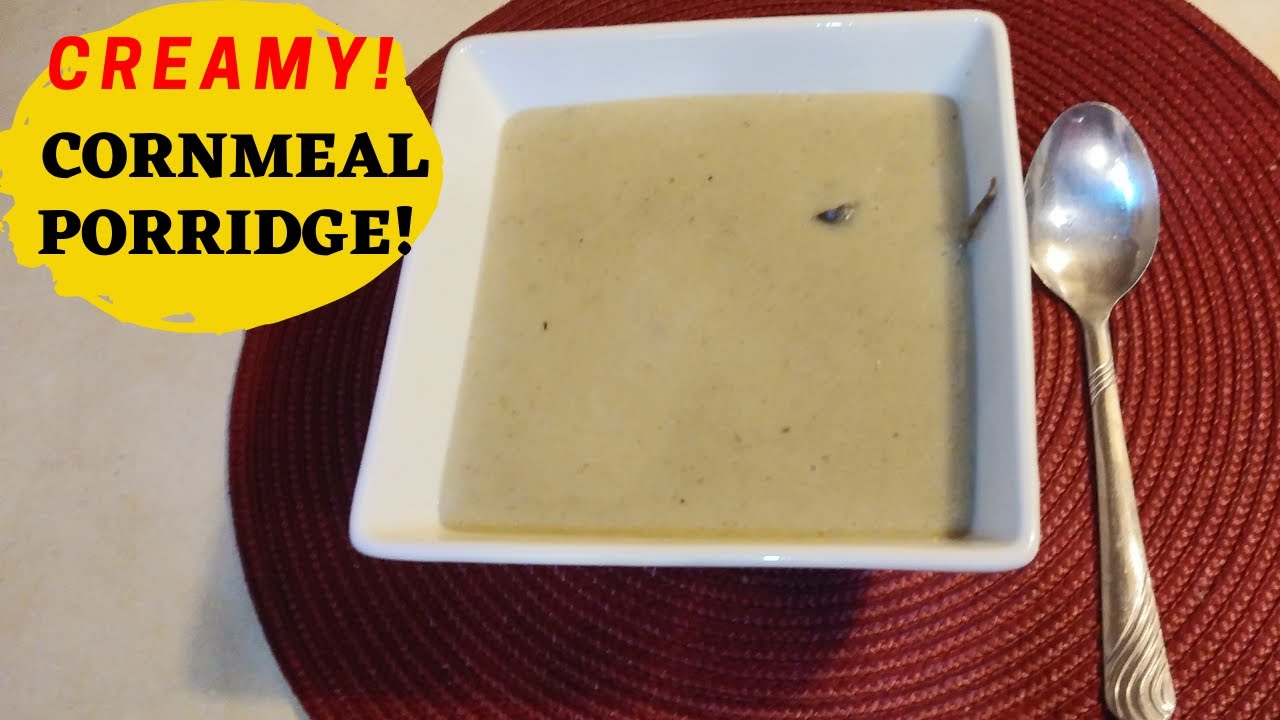 SIMPLE AND EASY CORNMEAL PORRIDGE WITH MILK CINNAMON NUTMEG/CARIBBEAN ...