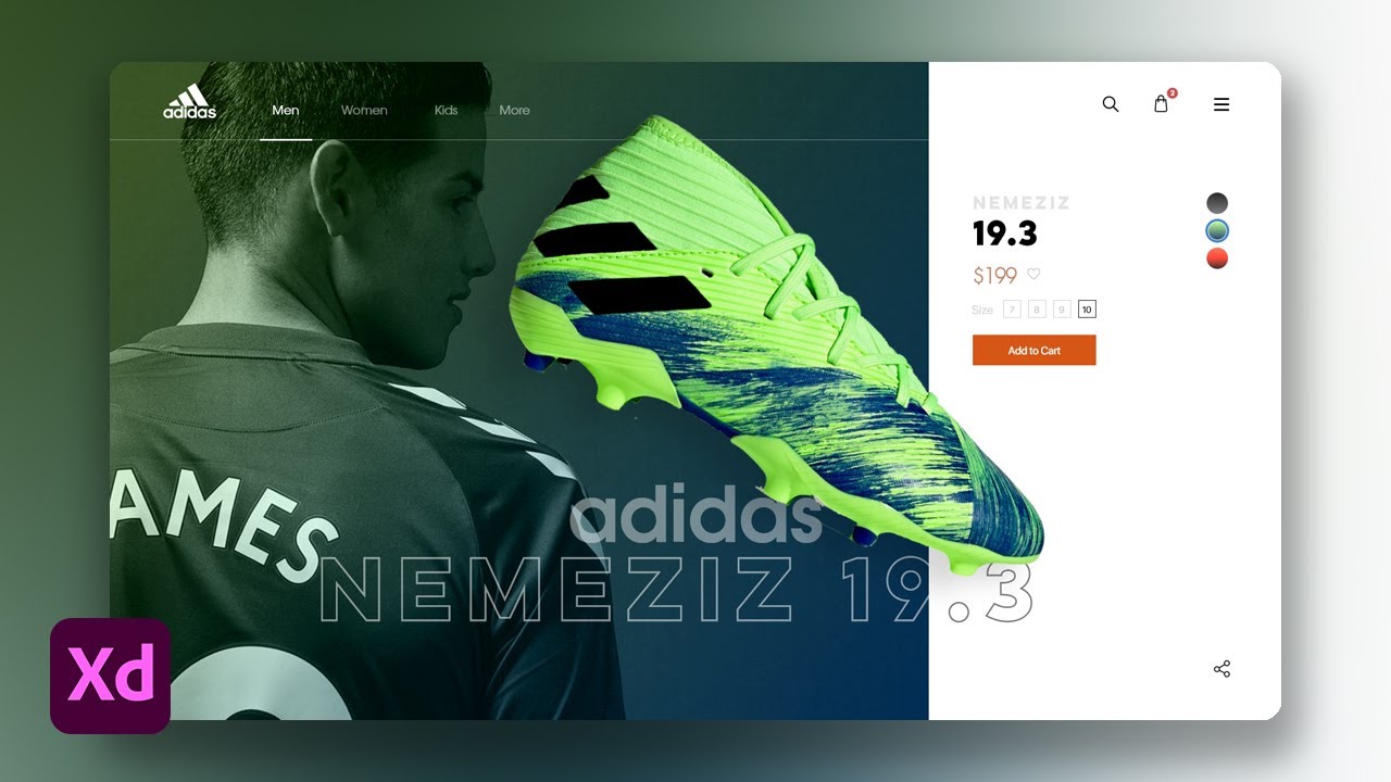 Website UI Designing Timelapse - Beginner Friendly | Adobe XD - YouTube