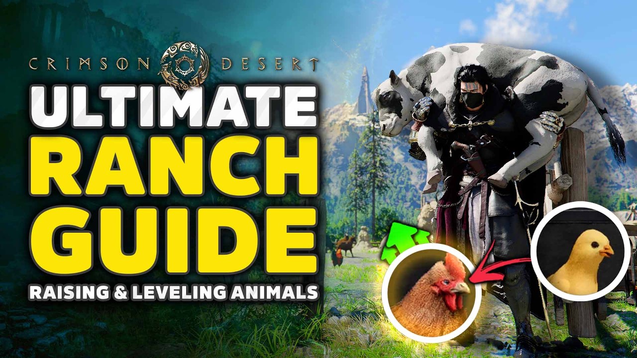 Crimson Desert ULTIMATE Ranch Guide - How To Unlock Ranch, Farm Animals ...