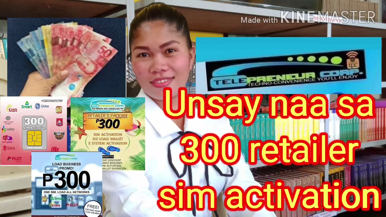 PAANO KUMITA SA TPC RETAILER 300 SIM CARD ACTIVATION|TPC LOAD NEGOSYO ...