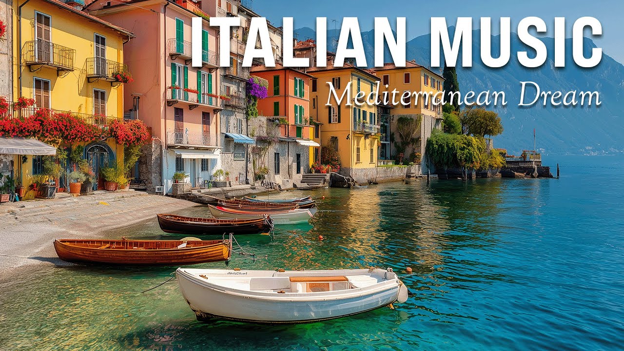 Italian Landscape with Soft Music ☀️ 1 Hour of Relaxation with Italian ...
