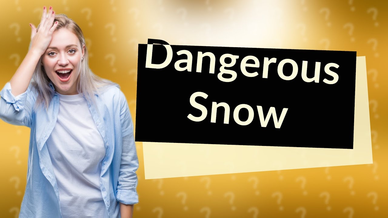 Is it OK to eat yellow snow? - YouTube