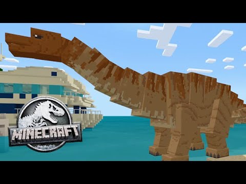 BIOLUMINESCENT APATOSAURUS UNLOCKED (MINECRAFT JURASSIC WORLD) - YouTube