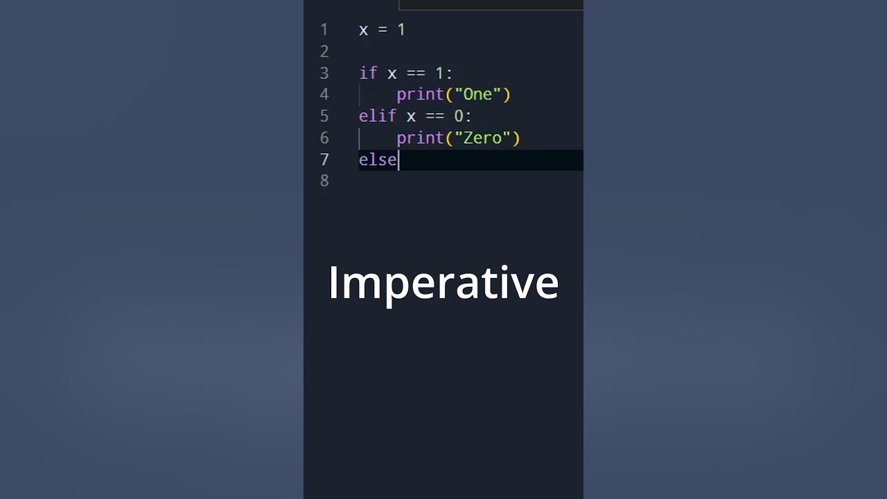 Imperative vs Functional Programming: If-Else in Python & Haskell 🔄💻 - YouTube