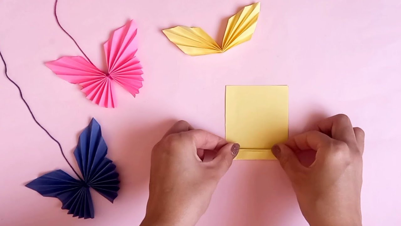 Easy Paper Butterfly Origami - Origami For Beginners - Cute &Easy ...