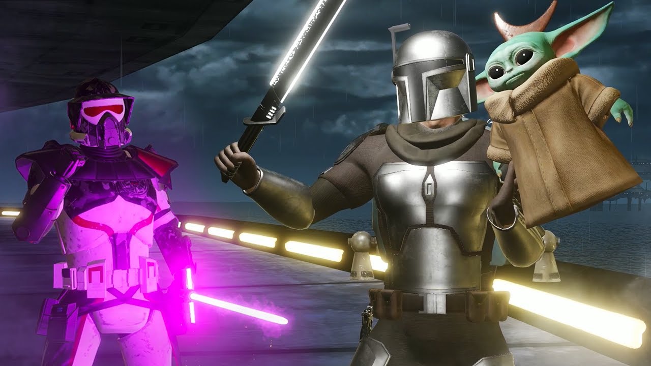 Rescuing Grogu with Mando! - YouTube