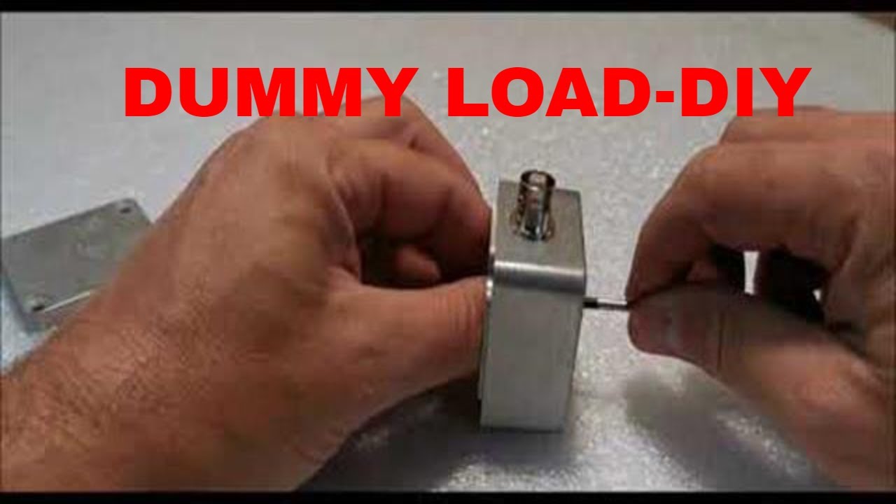DIY dummy load 100W - YouTube