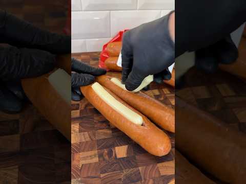 Cheese stuffed smoked sausages 🔥 w/ @ZatarainsNewOrleans #shorts