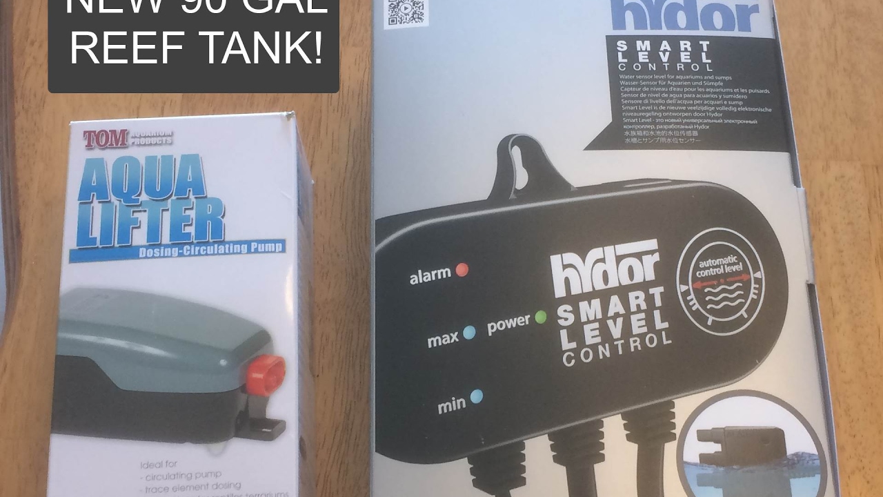 New 90 Gallon Reef Tank: Hydor Smart Level Controller ATO - YouTube