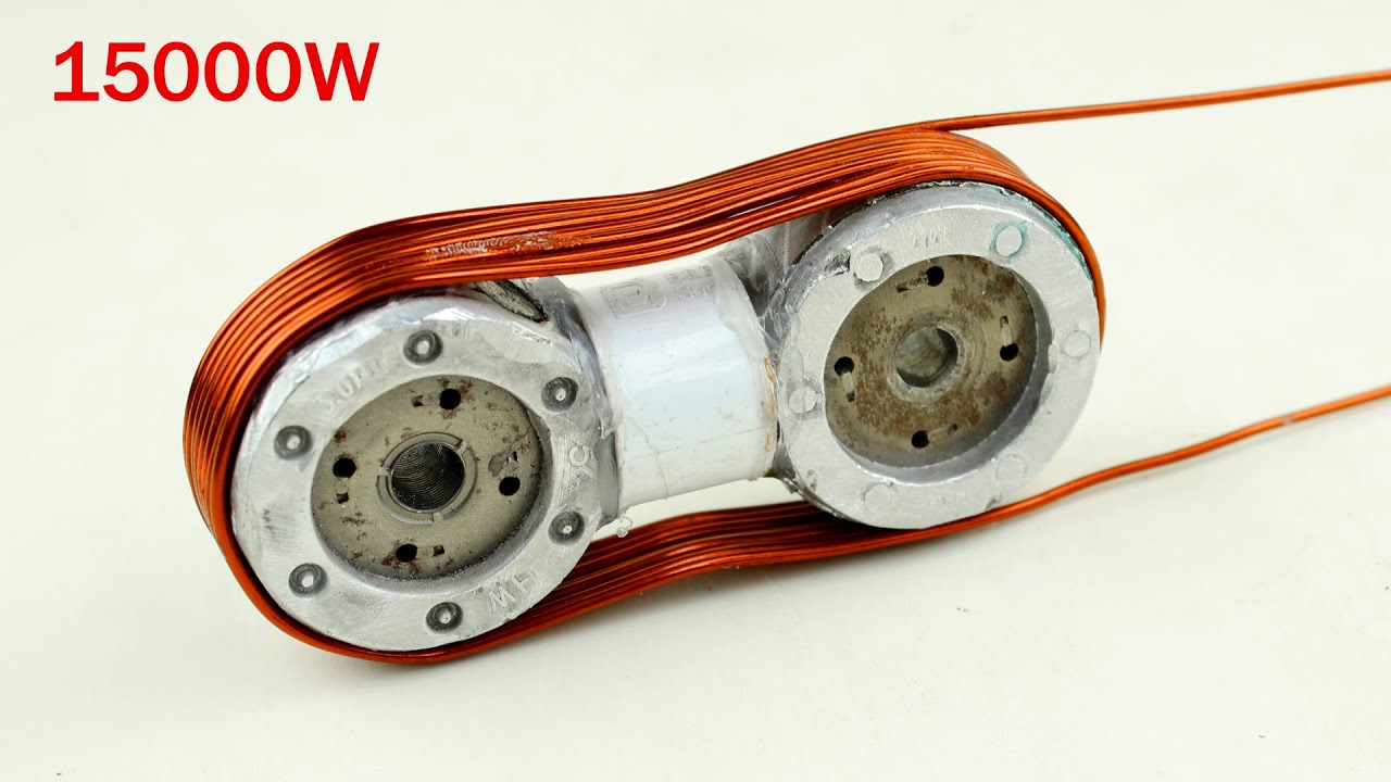 AC 220V Transformer 15000W Energy Power Fan Cor Generator Magnets Motor ...