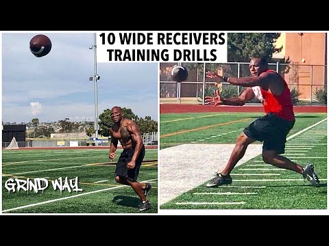 10 MUST DO WIDE RECEIVER DRILLS TO IMPROVE FOOTWORK, ROUTE RUNNING AND ...