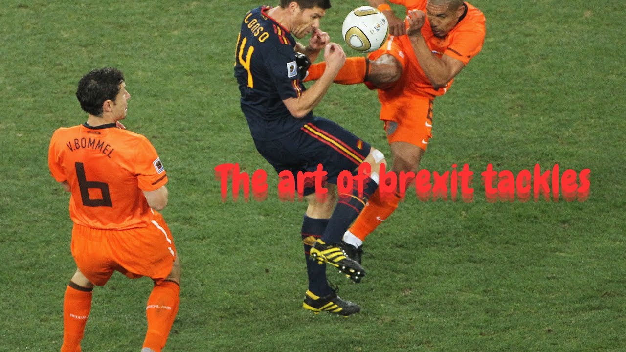 The art of brexit tackles - YouTube