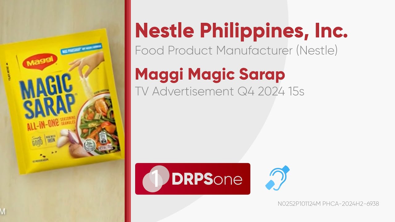 Maggi Magic Sarap TV Ad Q4 2024 15s (Philippines) [CC] - YouTube