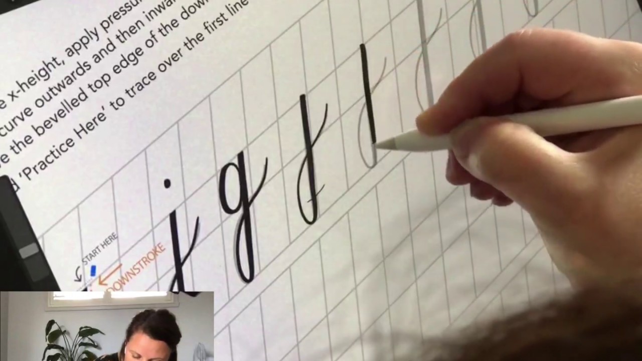 iPad Calligraphy Live Demo Session 3 of 3 (replay) - YouTube