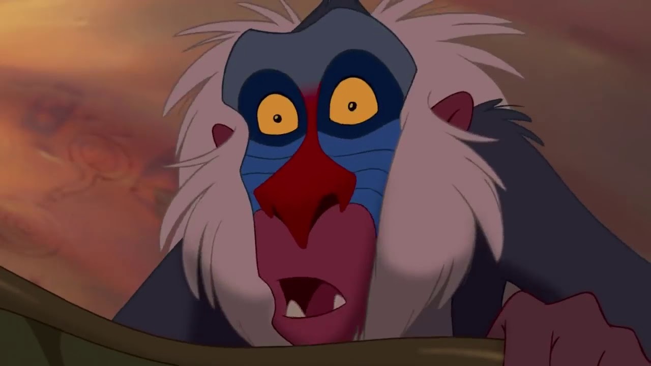 The Lion King Rafiki Learns Simba is Alive HD - YouTube