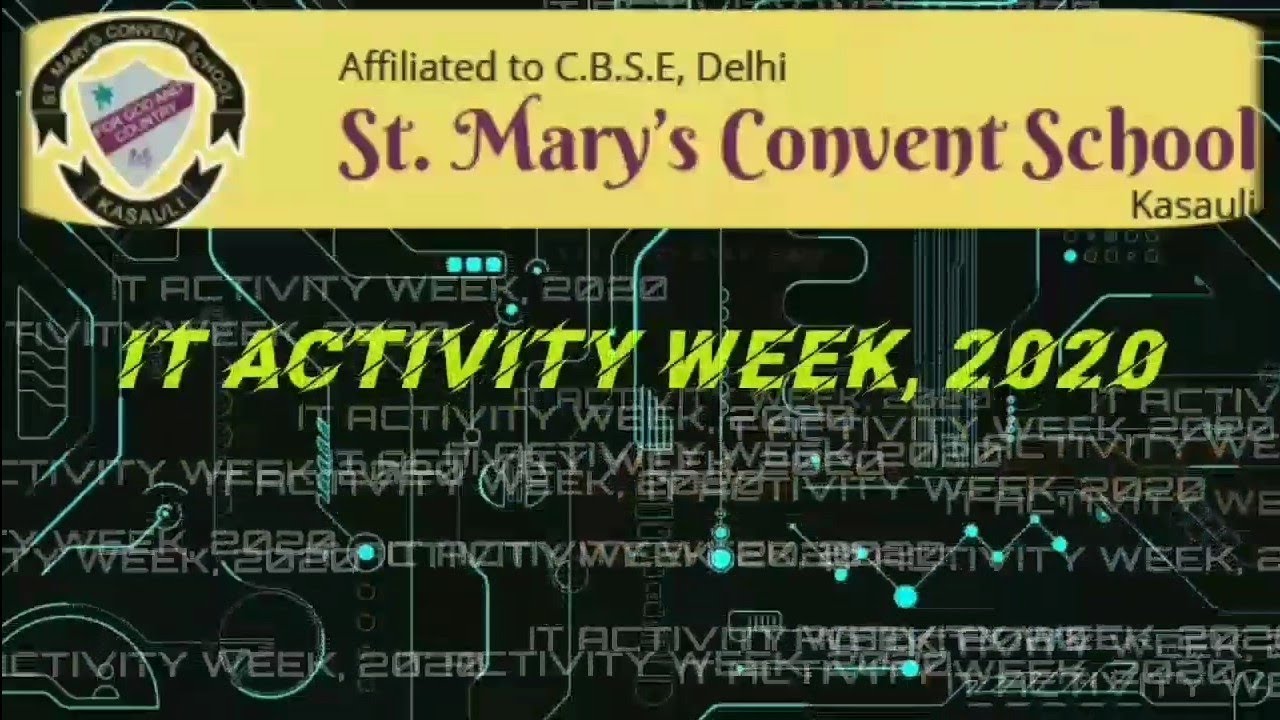 IT Activity Week, 2020 - YouTube