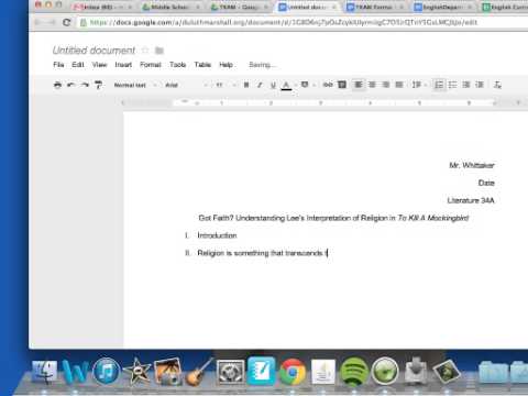 Creating a formal outline on google docs.mp4 - YouTube