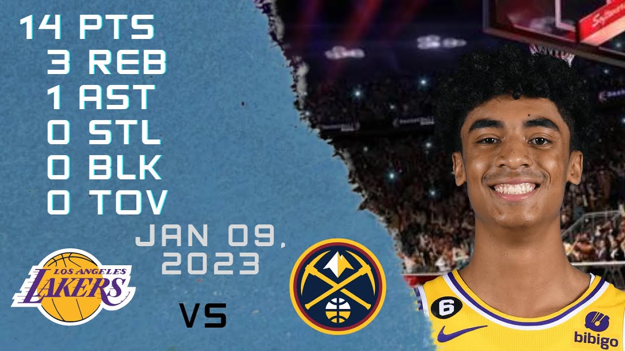 Max Christie NBA Player Highlights 09-01-2023 LAKERS vs NUGGETS REGULAR ...