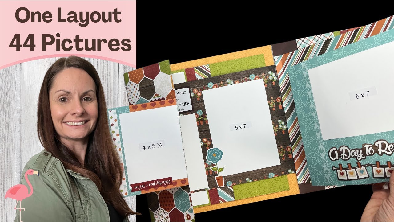 Scrapbook Flip Pages: Family Time Interactive Layout - YouTube