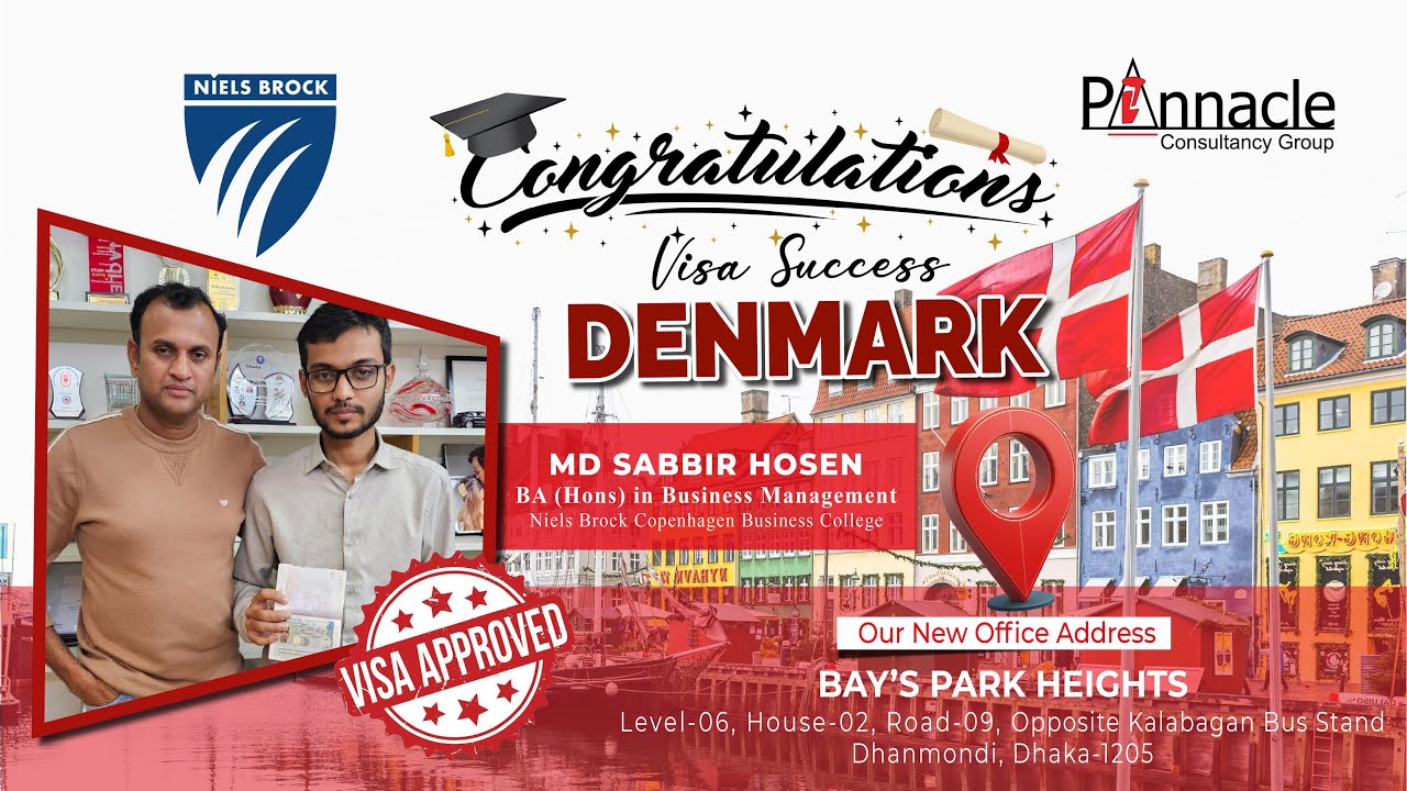 Denmark Study Visa Success | Study in Denmark at Niels Brock Copenhagen ...