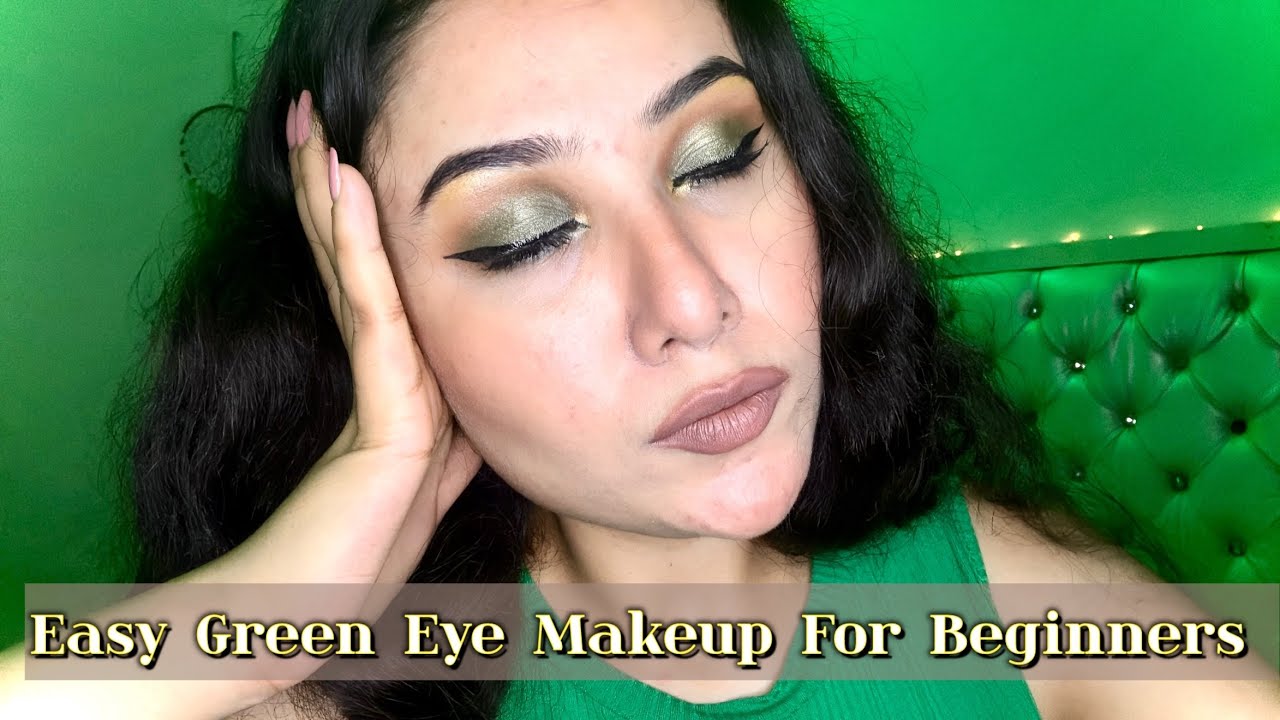Easy Green Eye Makeup Tutorial💚|| Beginners Friendly😍 - YouTube