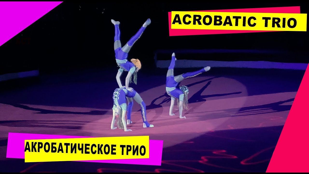 Акробатическая тройка. Acrobatic trio #circus #cirque #zirkus #Цирк ...