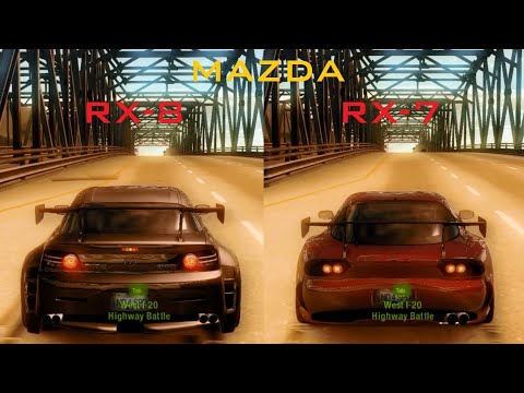 Mazda RX-8 VS Mazda RX-7 в Need For Speed Undercover - YouTube