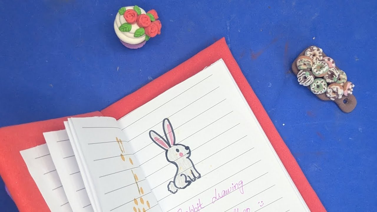 Step by step easy drawing of rabbit, Cute little rabbit drawing | Mishi ...