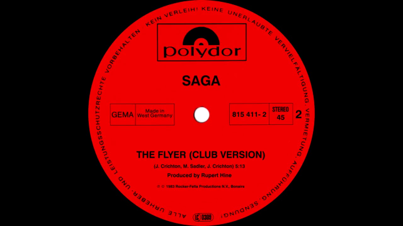 Saga - The Flyer (Club Version) 1983 - YouTube