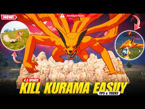 How To Defeat The Nine Tailed Fox Kurama Fast And Easy🔥BGMI 4.5 Update Guide With Tips & Tricks. 