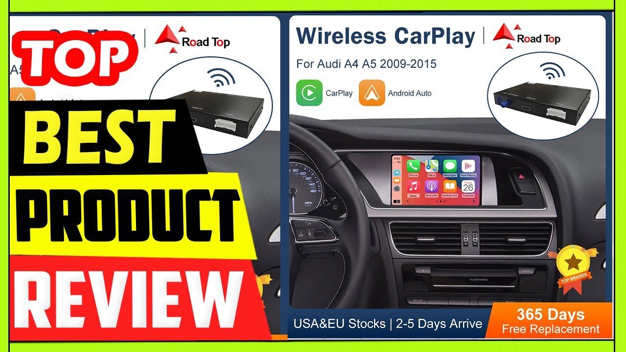 Best Road Top Wireless Android Auto CarPlay Review - YouTube