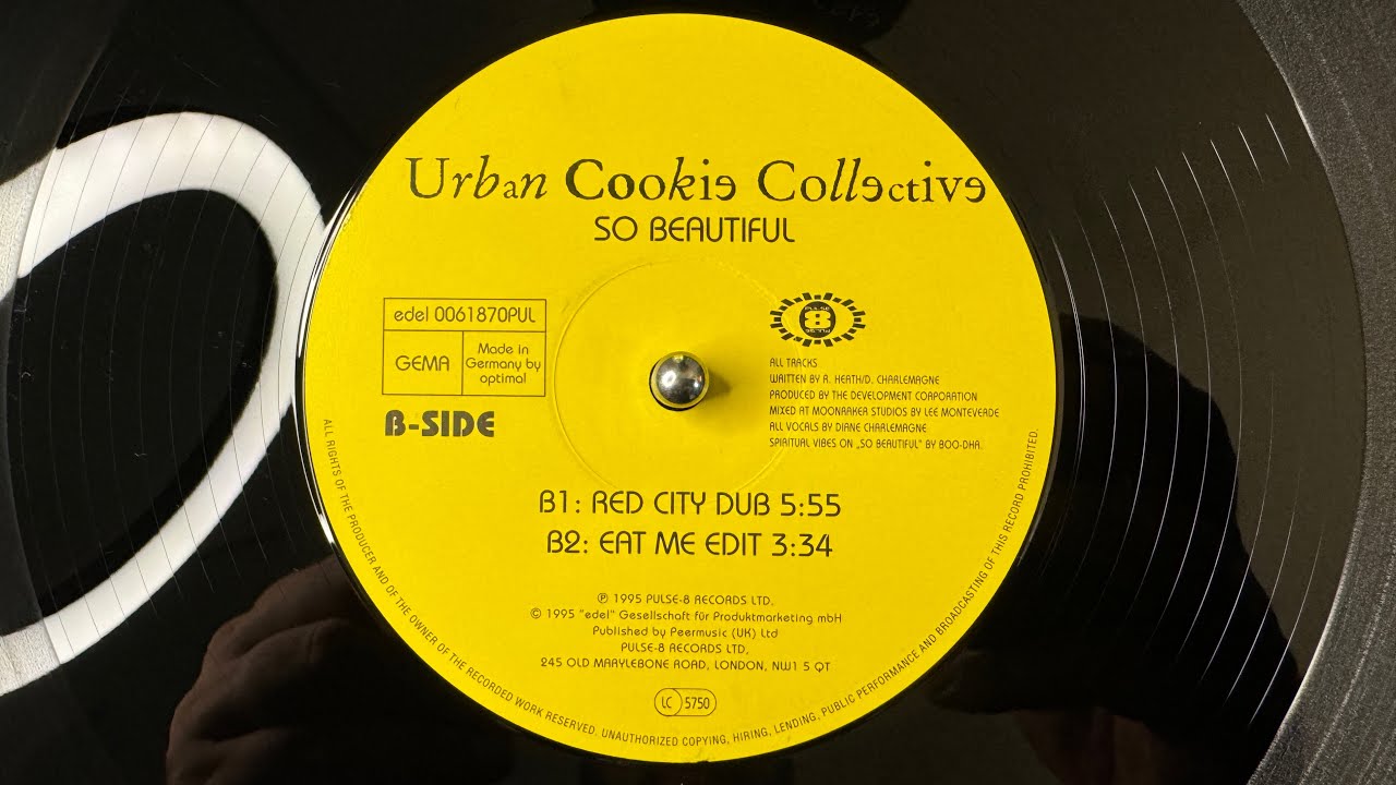 Urban Cookie Collective – So Beautiful (Eat Me Edit) - Pulse -8 Records – 0061870 PUL (1995 ...