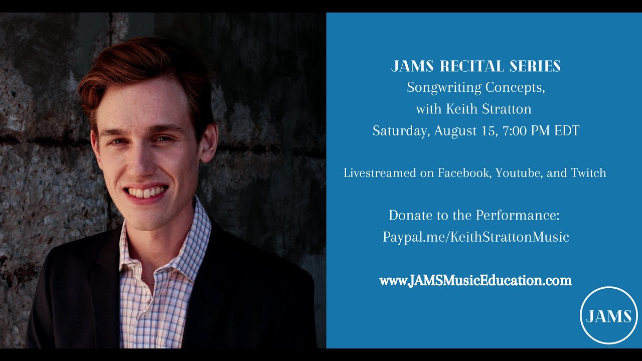 JAMS Recital: Songwriting Concepts with Keith Stratton - YouTube