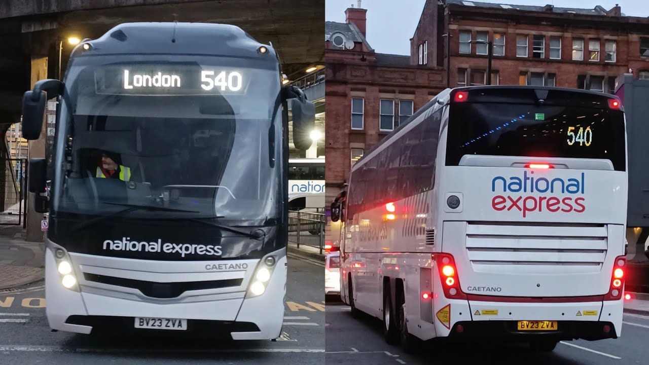 Scania K410EB6 Caetano Levante-3 Multi Axle Bus | National Express ...