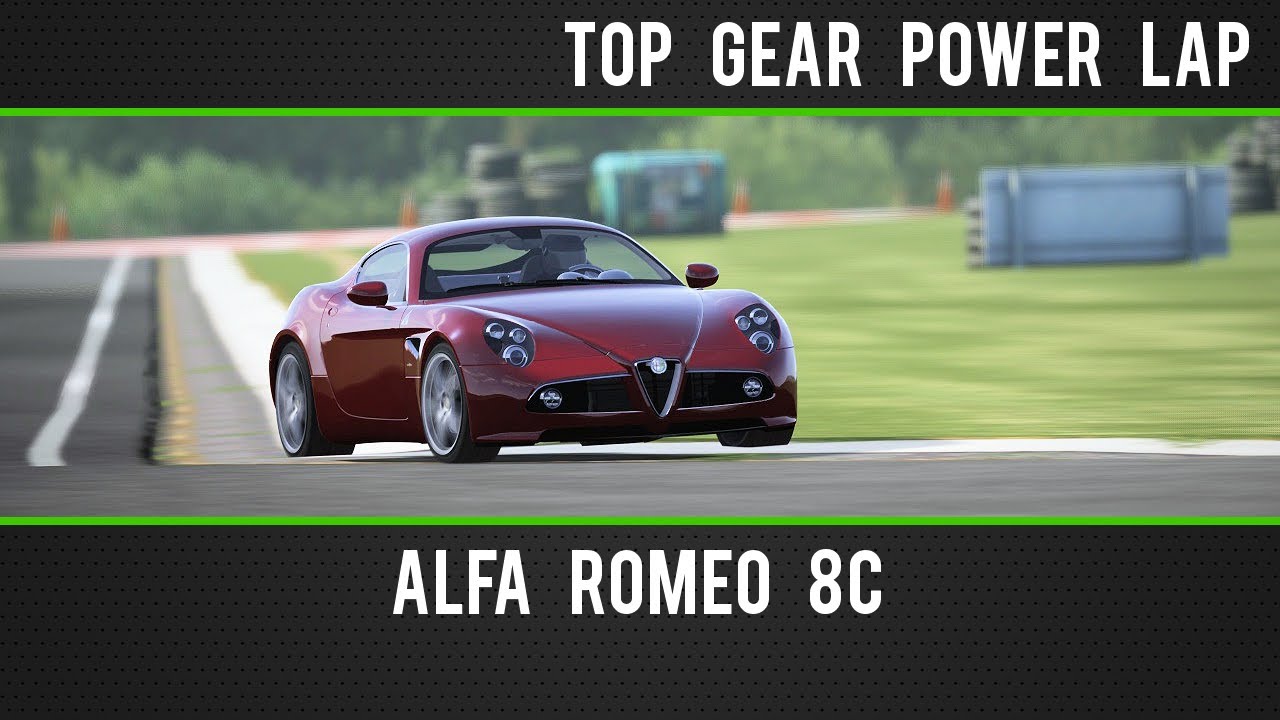 Top Gear Power Lap - Alfa Roméo 8C - YouTube