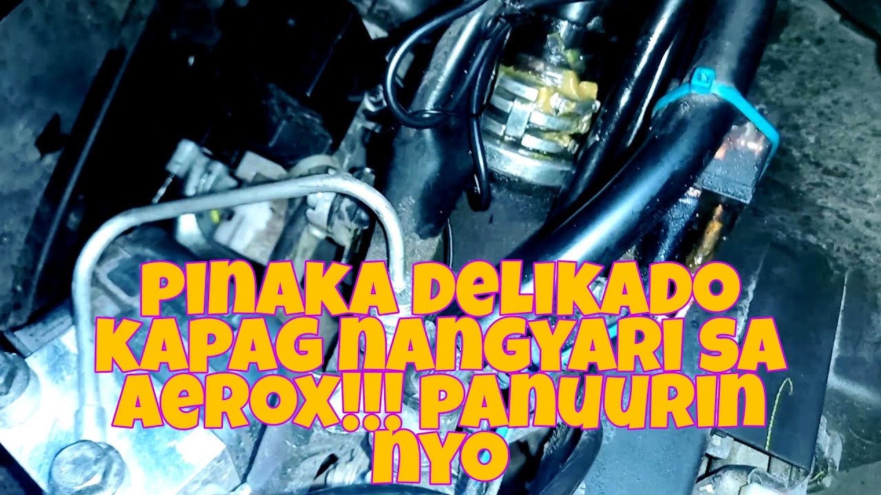 Yamaha aerox T post maintenance - YouTube