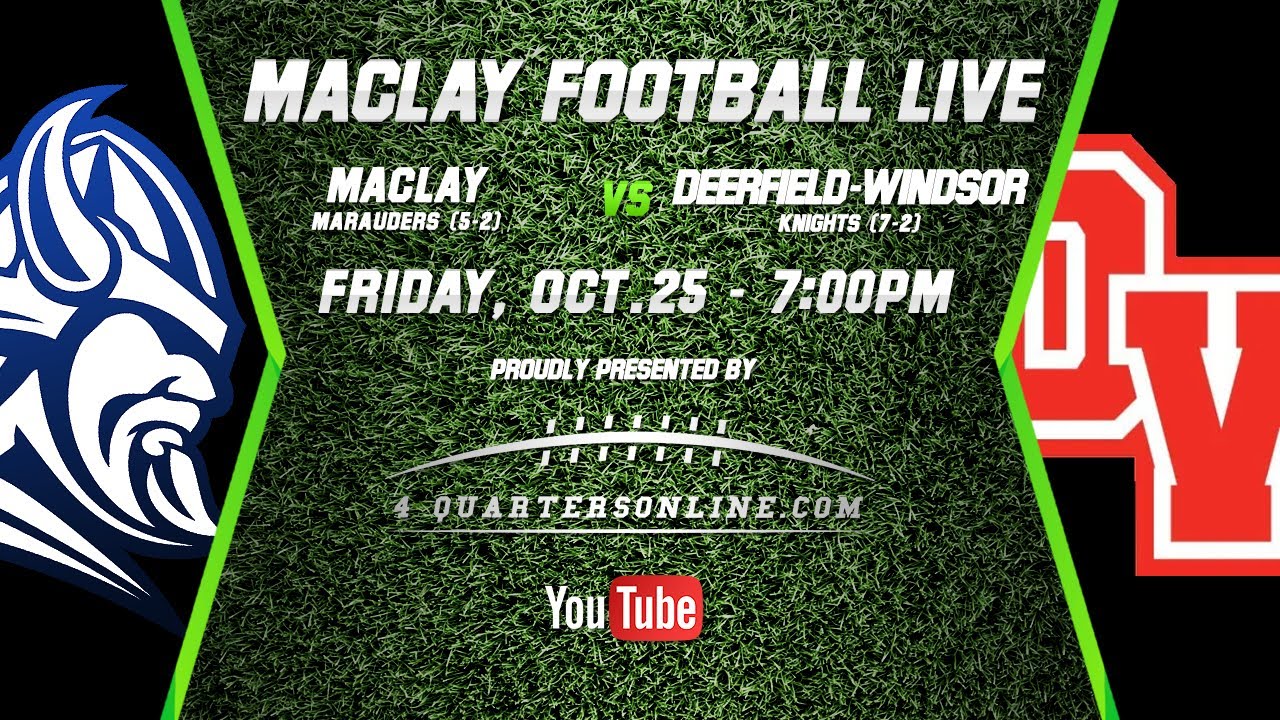 4Q - Maclay Football Live - 10.25.24 - vs Deerfield-Windsor - YouTube