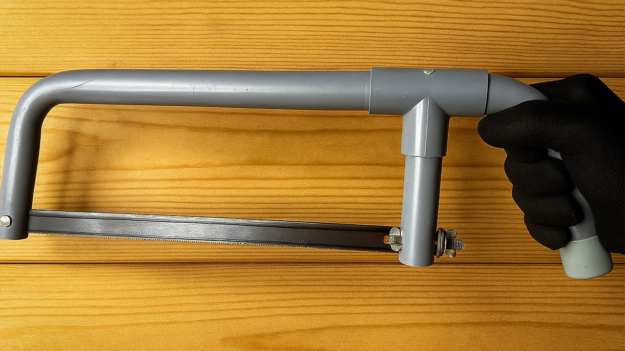 How to make a super durable saw handle from PVC pipe | DIY saw handle ...