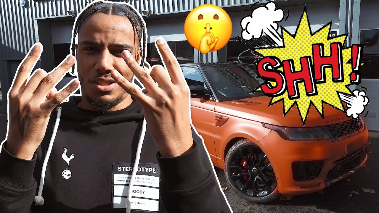 AJ Tracey Live and Direct at Yiannimize for his Secret Range Rover wrap ...
