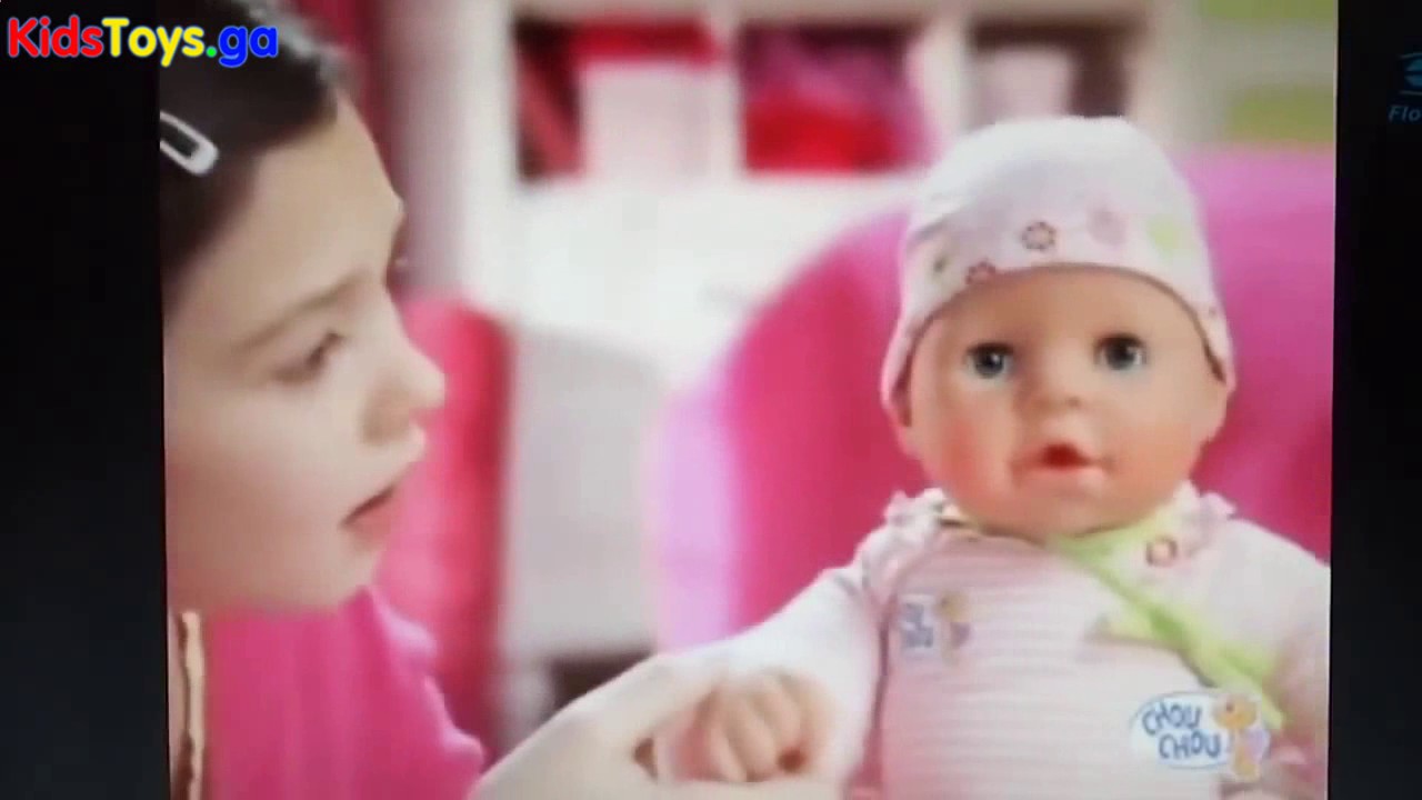 Zapf Creation Chou Chou My First Tooth - Nancy Scooter and Doll - YouTube