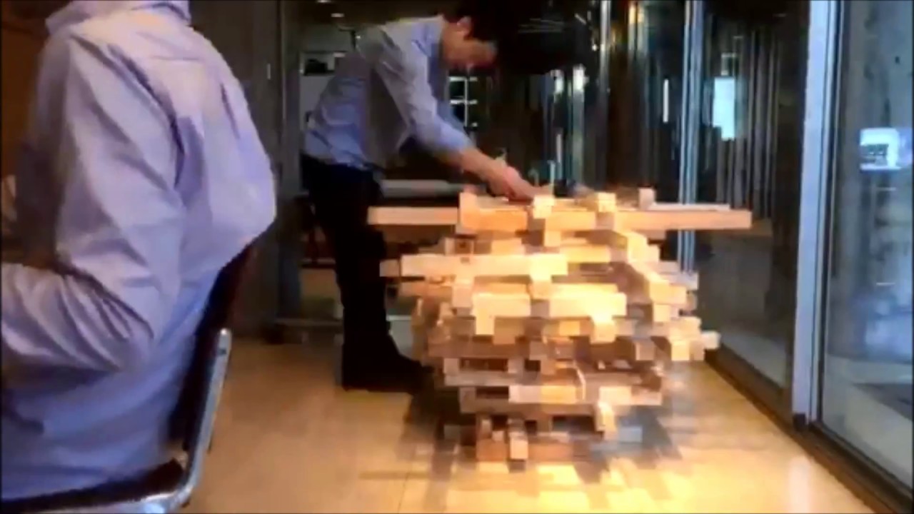 Digital Woods/Smart Blocks Stacking as Physical & Digital Model - YouTube