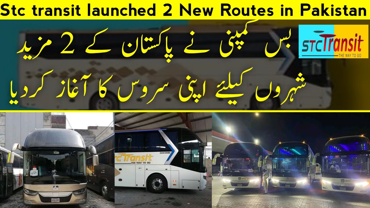 Stc transit Bus service launched 2 New Routes @pak street food - YouTube