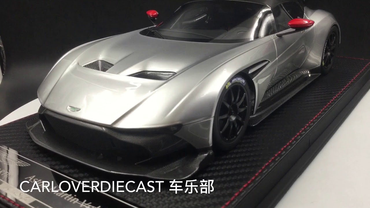 (Avanstyle) Aston Martin Vulcan resin scale 1:18 (Chrome Silver) AS014 ...