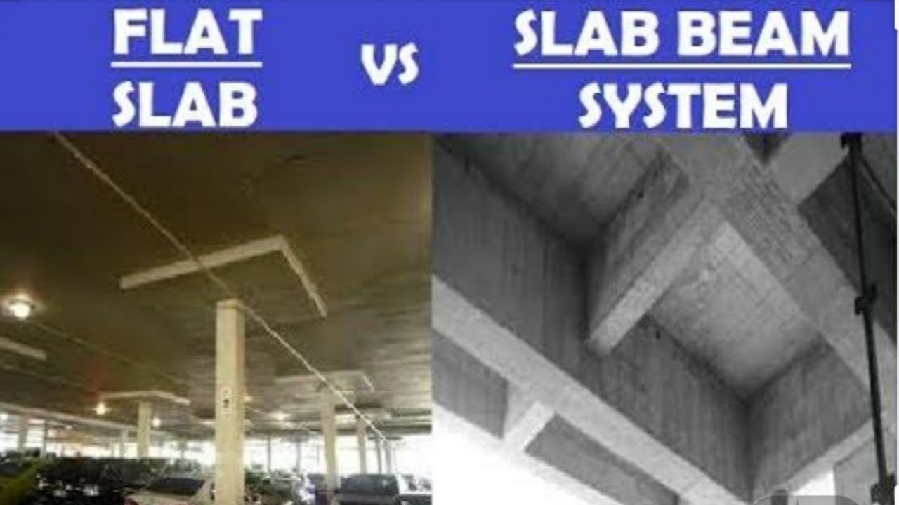 Difference between Flat slab & Conventional Slab.|| - YouTube